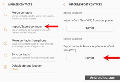 How To Transfer Your Contacts From Samsung to Xiaomi Phones - ANDROIDLEO